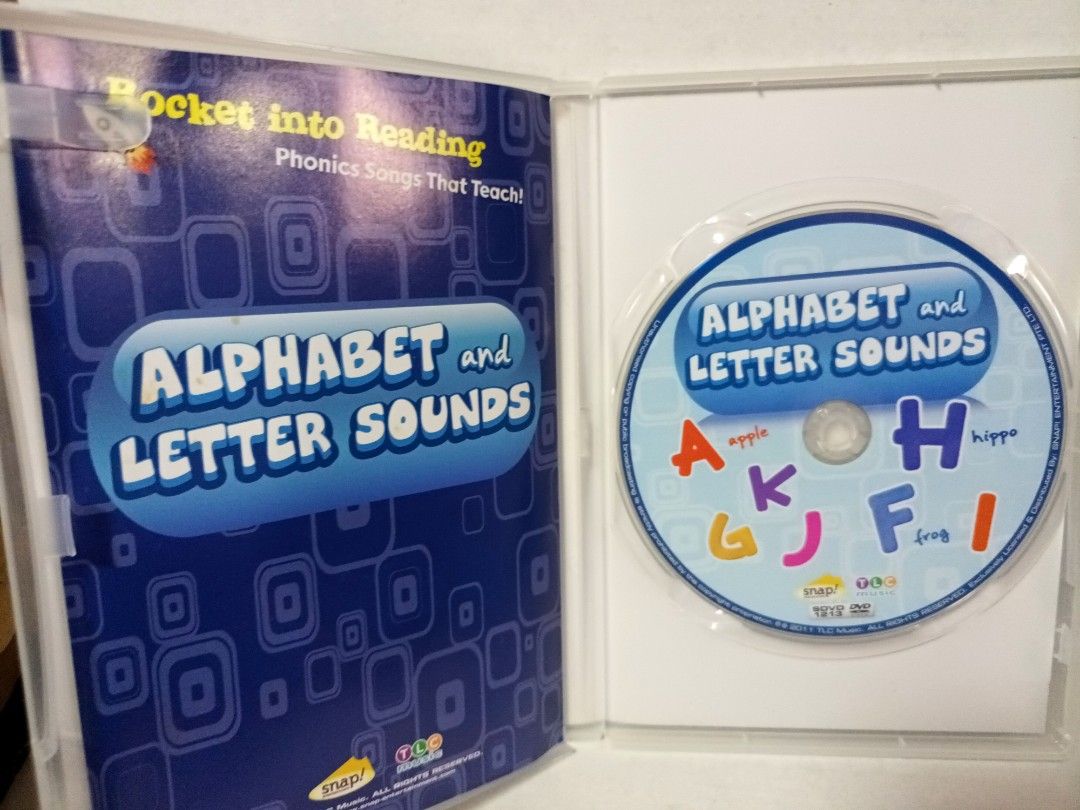 ALPHABET and LETTER SOUNDS Dvd, Hobbies & Toys, Music & Media, CDs ...