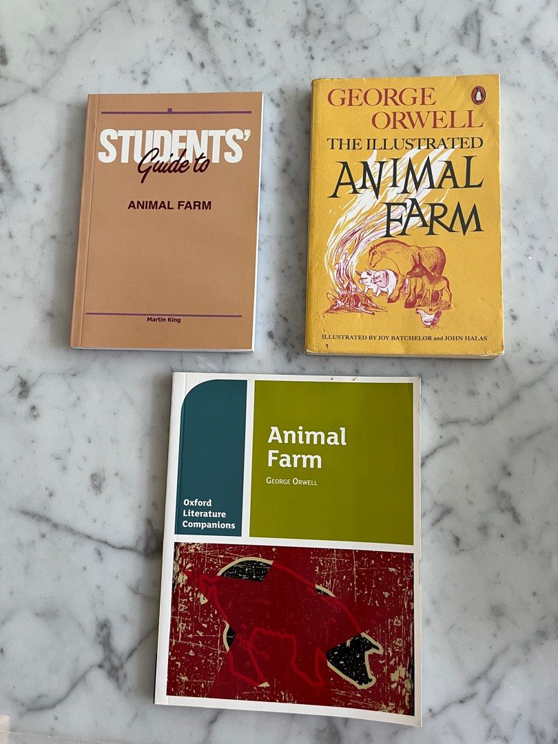 Animal Farm text and guide books, Hobbies & Toys, Books & Magazines ...