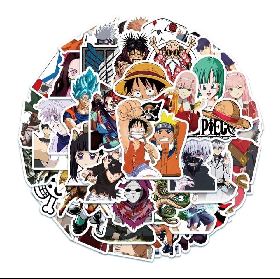 (AOT,Dragon ball,etc.) Anime stickers, Hobbies & Toys, Memorabilia ...