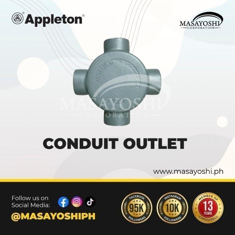 Appleton Conduit Outlet Box Type GRX, 1-1/4" M.I. (EXPL-PROOF) | Model ...