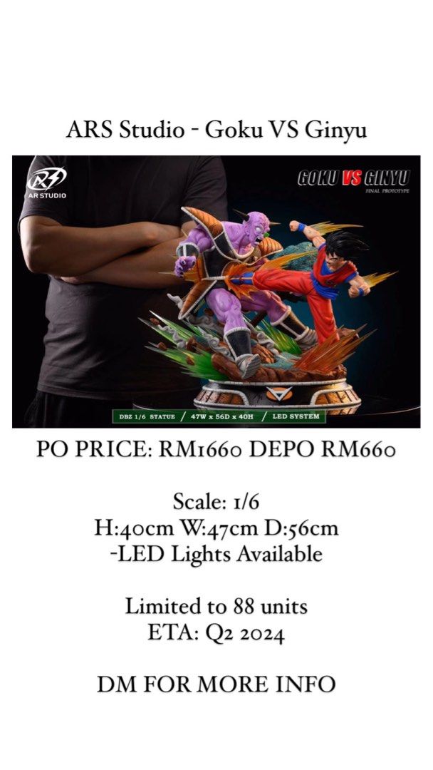 ARS Studio - Goku VS Ginyu, Hobbies & Toys, Toys & Games on Carousell