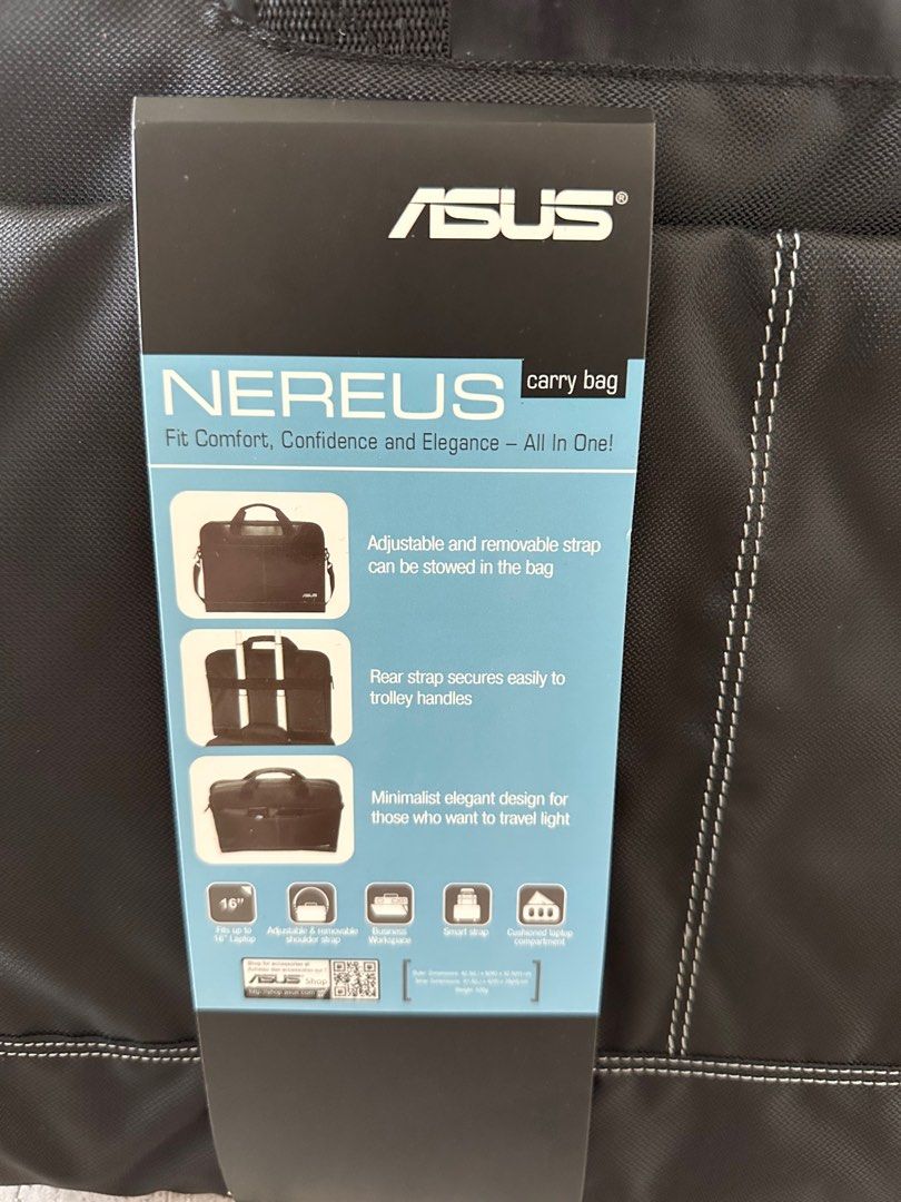 ASUS Nereus Laptop Bag 16 inch, Computers & Tech, Parts & Accessories ...