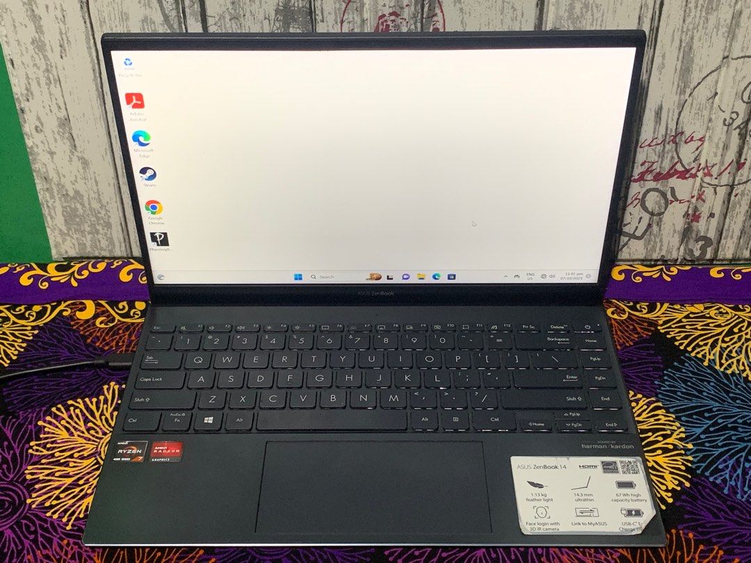 Asus Zenbook AMD Ryzen 7 4700U 8GB RAM 512GB SSD, Computers & Tech ...