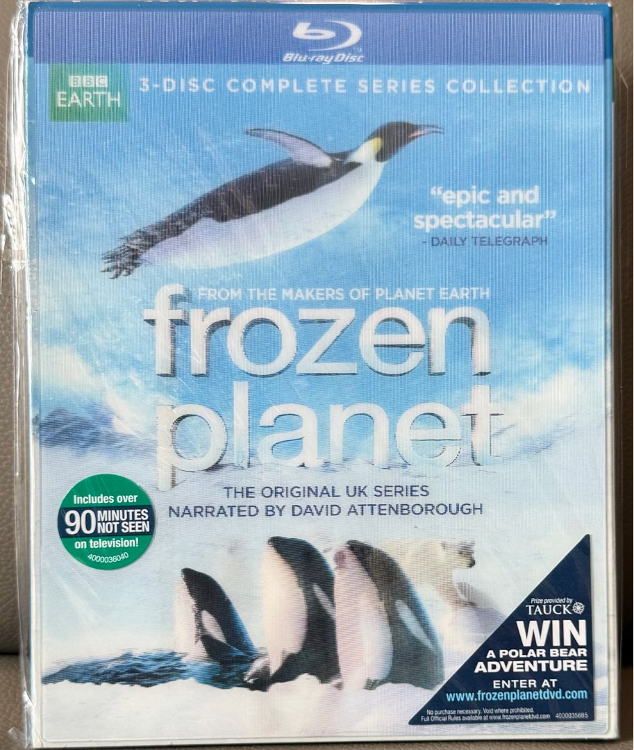 BBC Earth Frozen Planet Blu-ray plus bonus feature, Hobbies & Toys, Music & Media, CDs & DVDs on ...