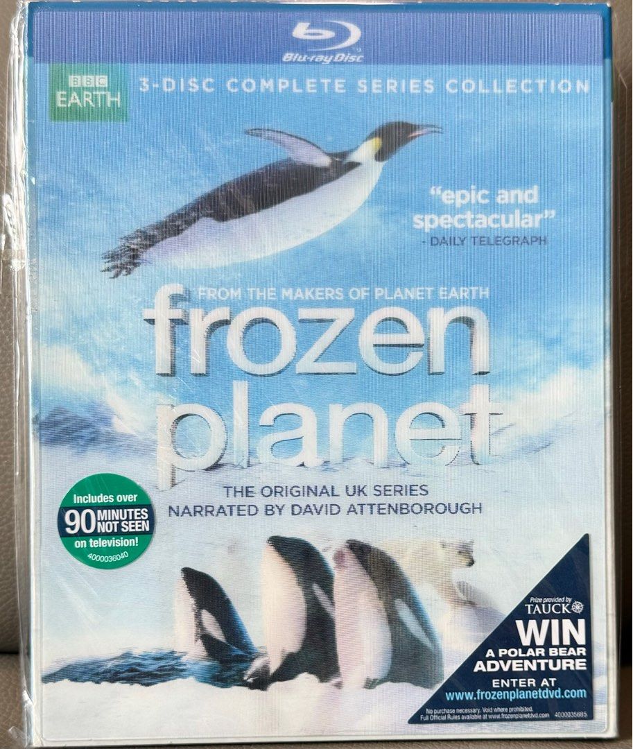 BBC Earth Frozen Planet Blu-ray plus bonus feature, Hobbies & Toys, Music & Media, CDs & DVDs on ...