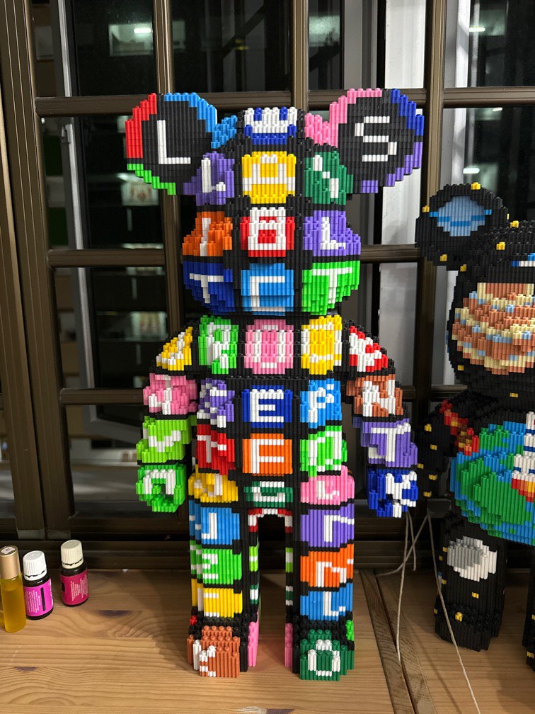 Bearbrick Lego (built), Hobbies & Toys, Toys & Games on Carousell