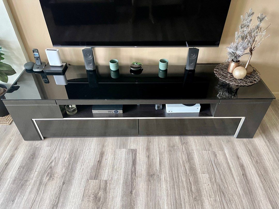 Beautiful TV console with storage, Furniture & Home Living, Furniture ...