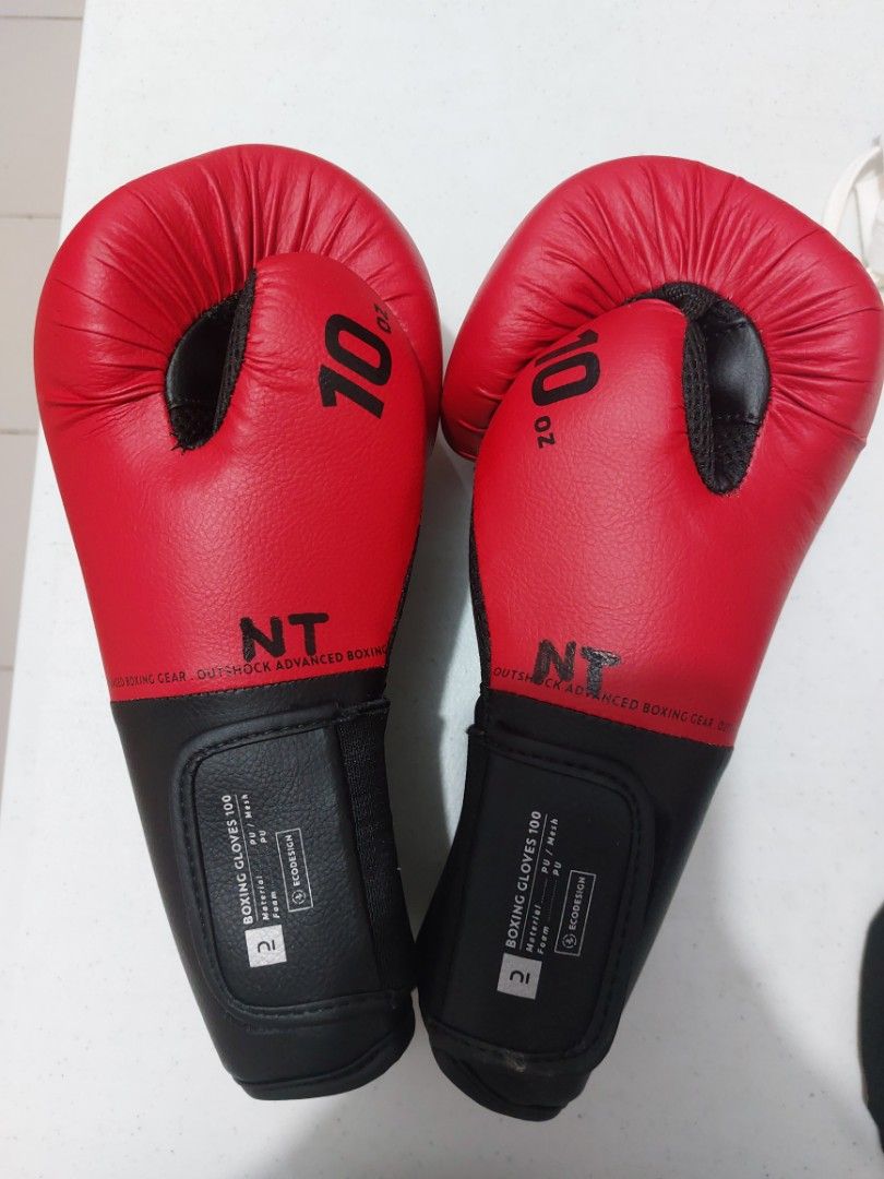 Beginner Boxing Gloves 10oz. - outshock decathlon, Sports Equipment ...