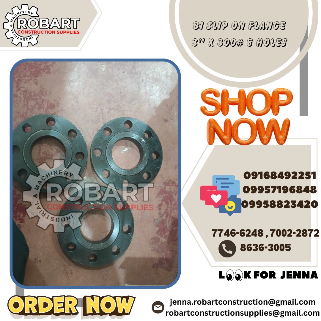 bi slip on flange 3'' x 300# 8 holes, Commercial & Industrial ...