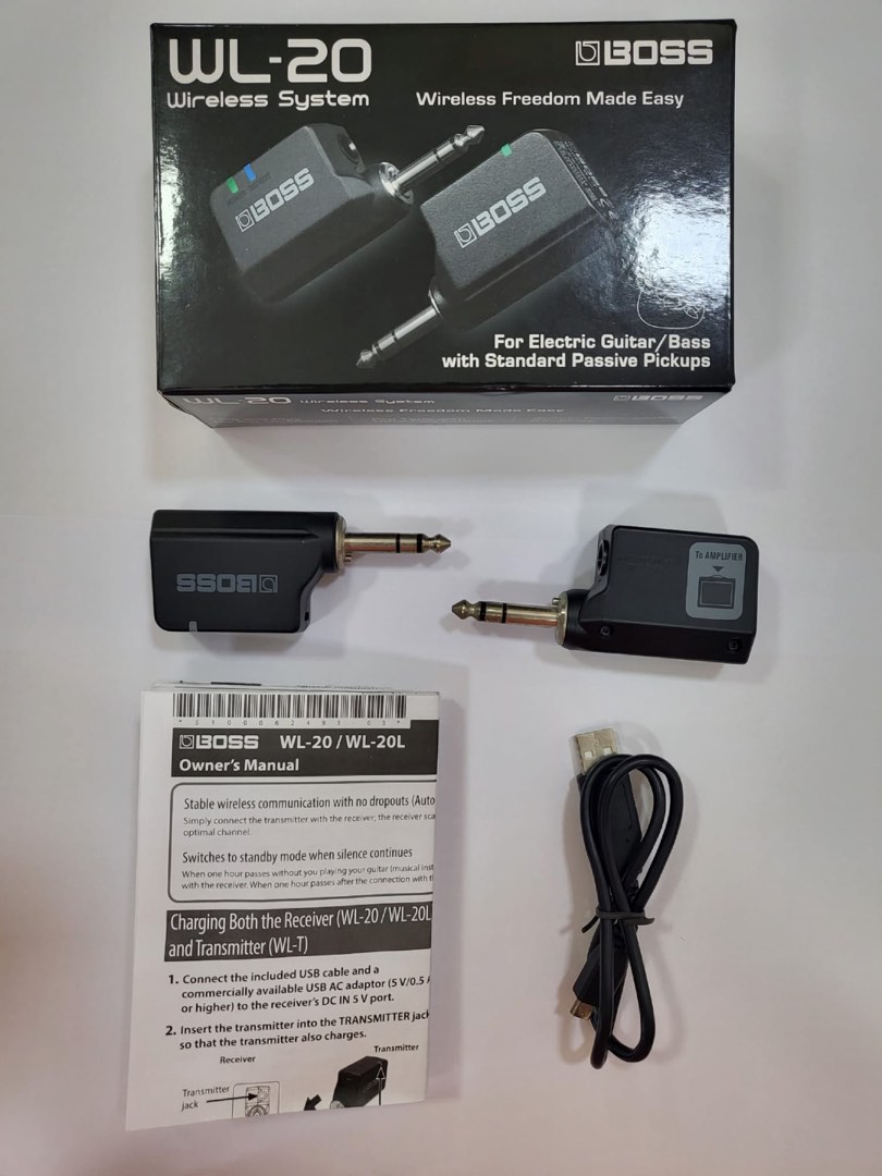 Boss Wireless System WL-20 (For Guitars), Hobbies & Toys, Music & Media, Music Accessories on ...