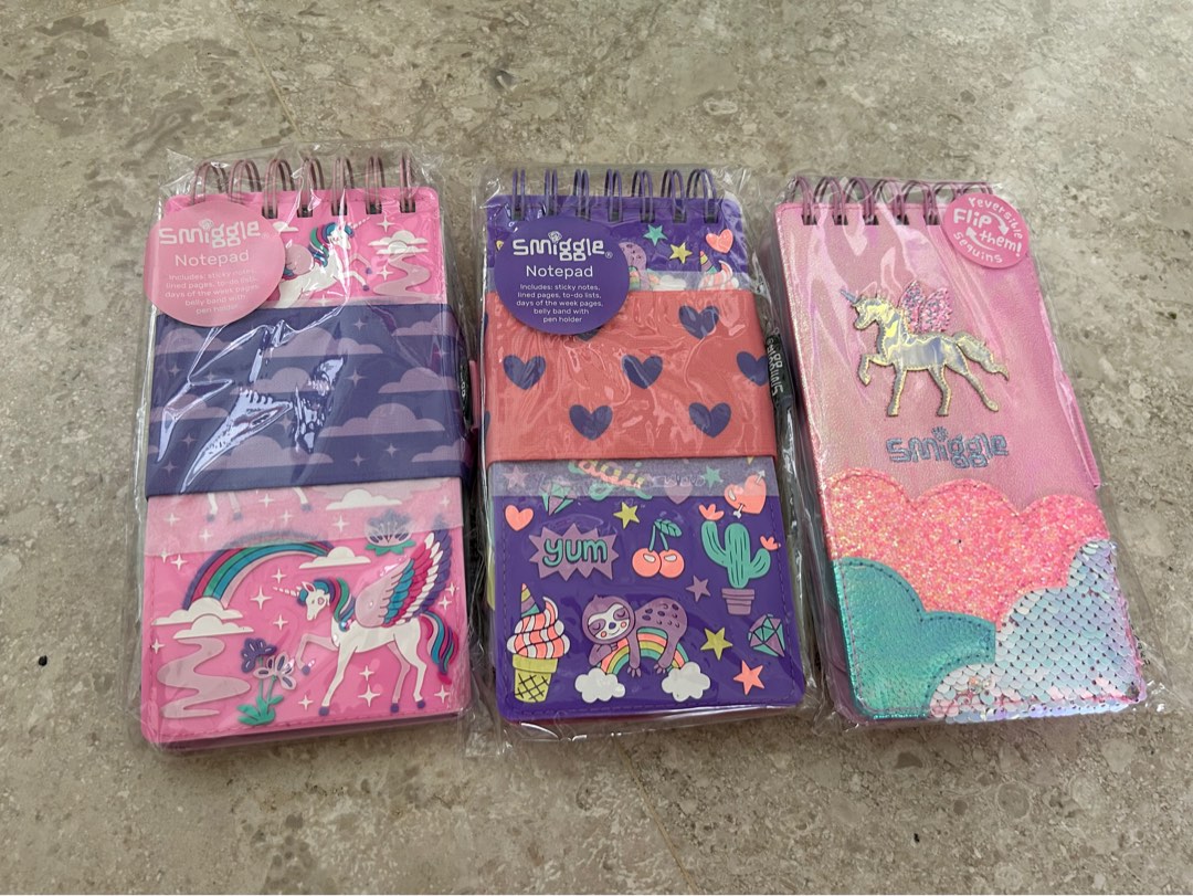 Brand new BN smiggle notepad sticky note day of the week, Hobbies ...