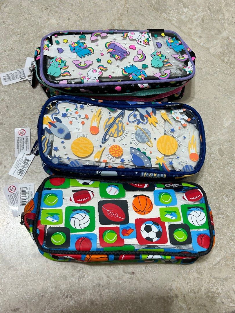 Brand new BN Smiggle Pencil Case name, Hobbies & Toys, Stationery ...