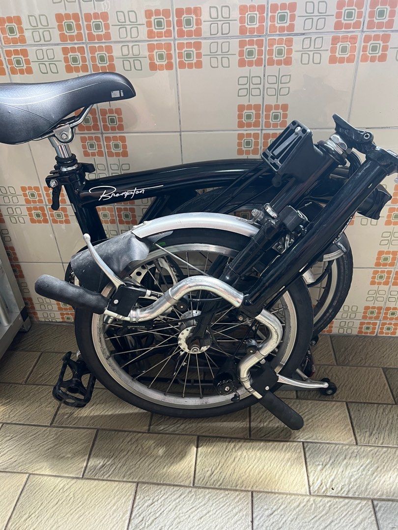 Brompton M6R Black Dynamo 2004, Sports Equipment, Bicycles & Parts ...