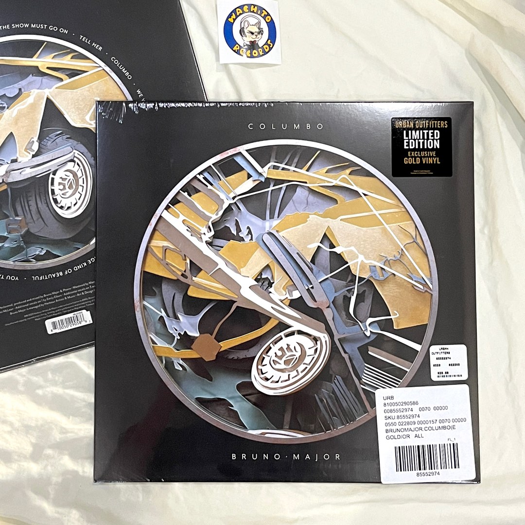 Bruno major - Columbo (UO exclusive Gold Vinyl), Hobbies & Toys, Music ...