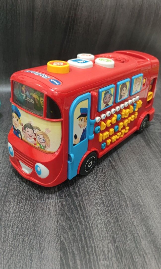 Bus vtech abc alphabeth, Toys & Collectibles, Mainan di Carousell