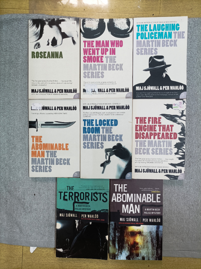 (Bundle/Set) Martin Beck Series: 8 Mysteries/Novels. (Maj Sjowall & Per ...