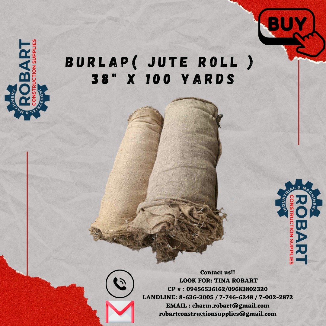 Burlap (Jute Roll) 38" x 100yards, Commercial & Industrial ...