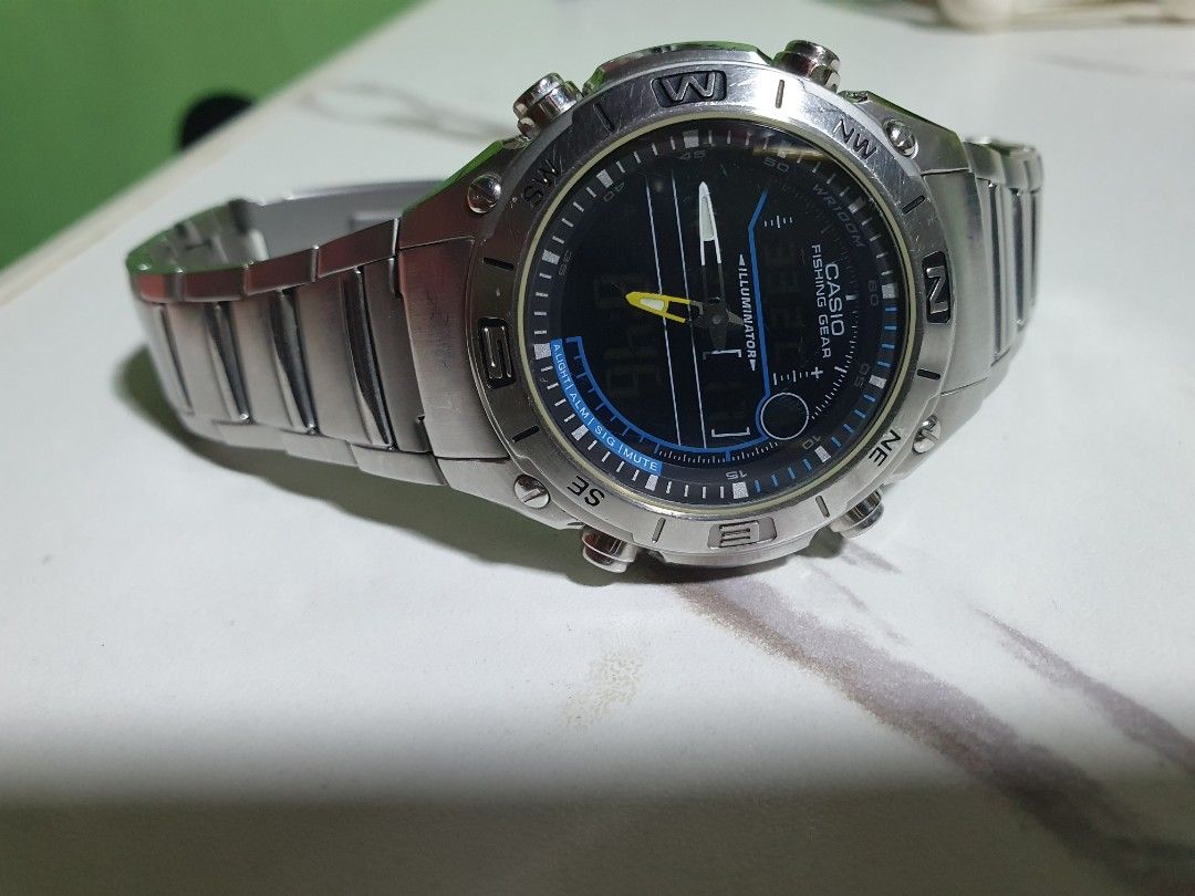 Casio digital analog metal watch, Men's Fashion, Watches & Accessories ...
