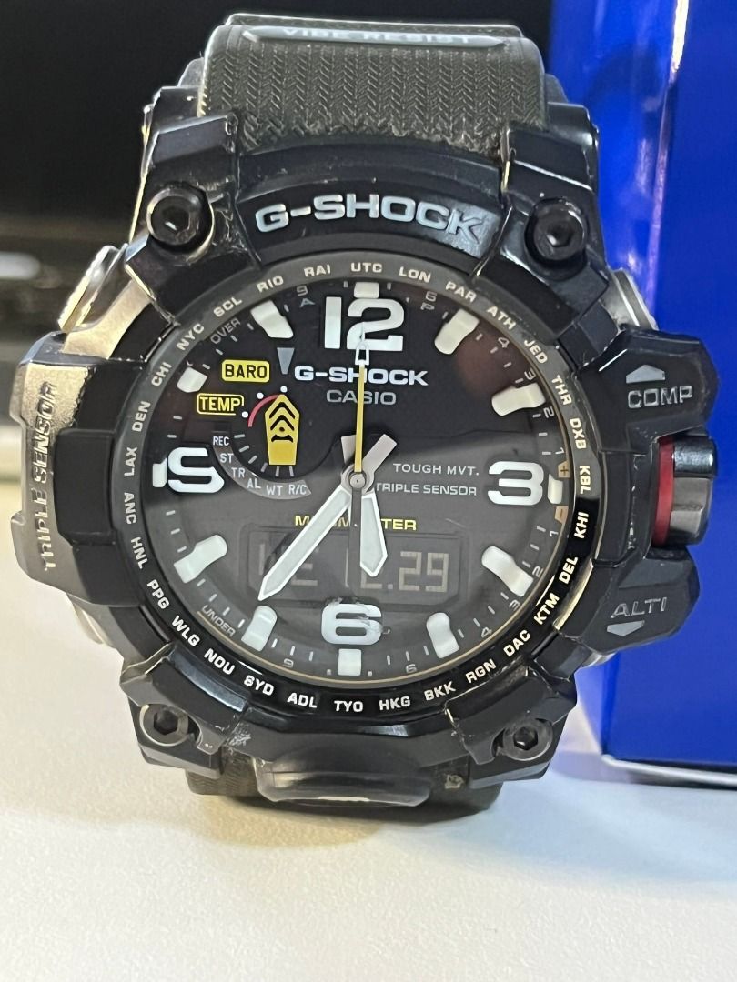 Casio G-Shock Mudmaster Men's Watch GWG-1000-1A3DR (super lightly used ...
