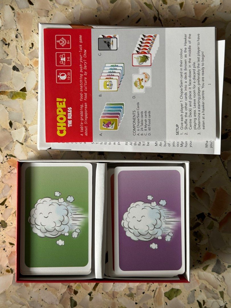 CHOPE the card game, Hobbies & Toys, Toys & Games on Carousell