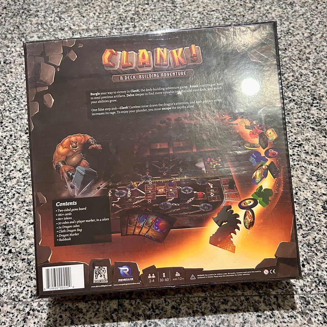 Clank! A Deck-Building Adventure Board Game, Hobbies & Toys, Toys ...