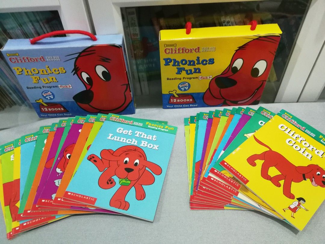 Clifford Phonics Fun (Pack 5 and Pack 6), Hobbies & Toys, Books ...