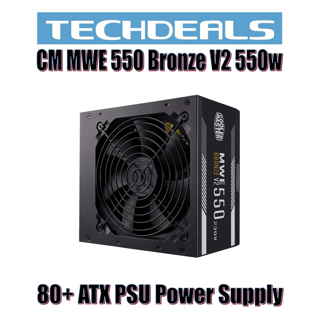 CM MWE 550 Bronze V2 550w 80+ ATX PSU Power Supply, Computers & Tech, Parts & Accessories ...