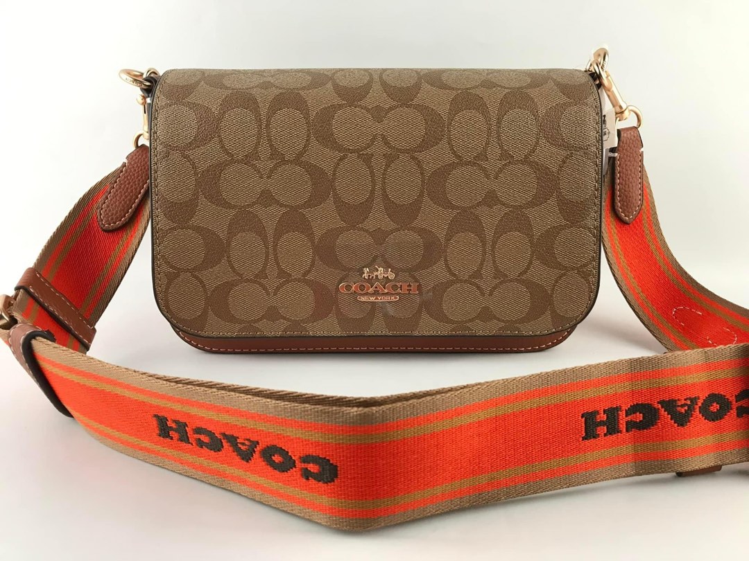 Coach Logan Messenger Mono Brown, Women's Fashion, Bags & Wallets ...