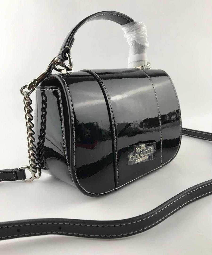 Coach Lysa Top Handle Black, Women's Fashion, Bags & Wallets, Cross ...