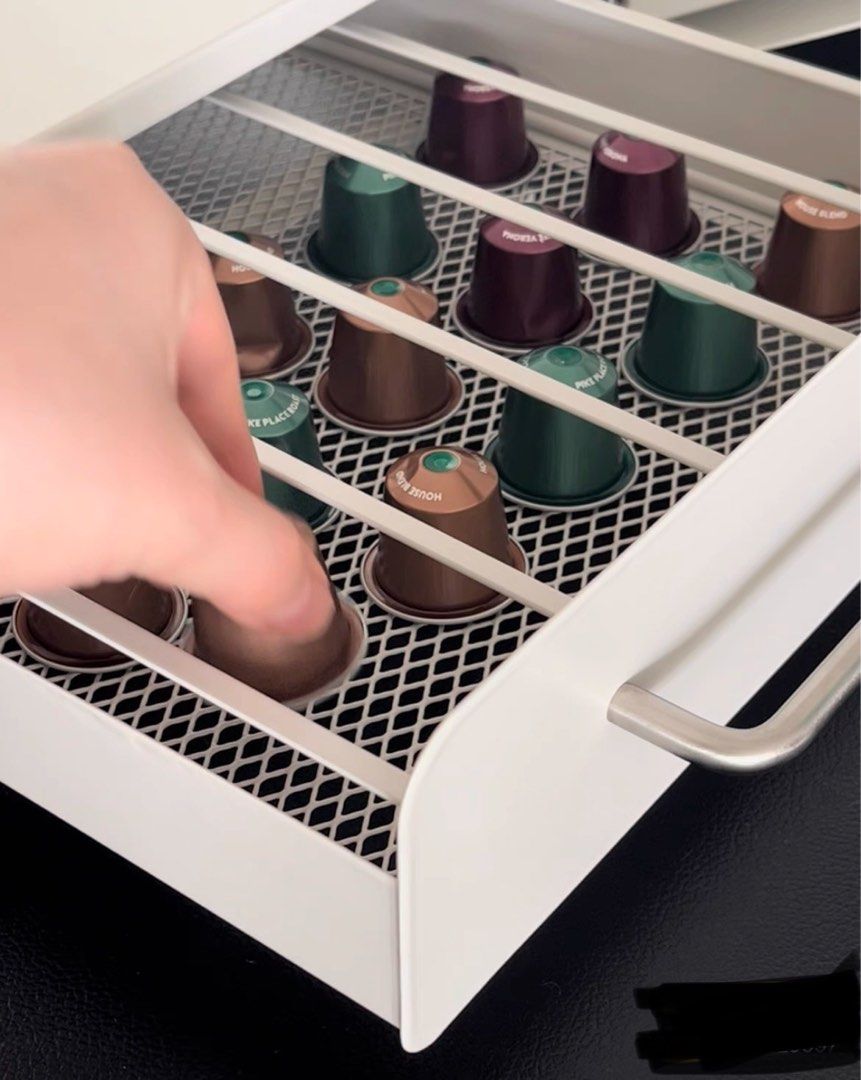 Coffee Machine stand with drawer, Furniture & Home Living, Kitchenware ...