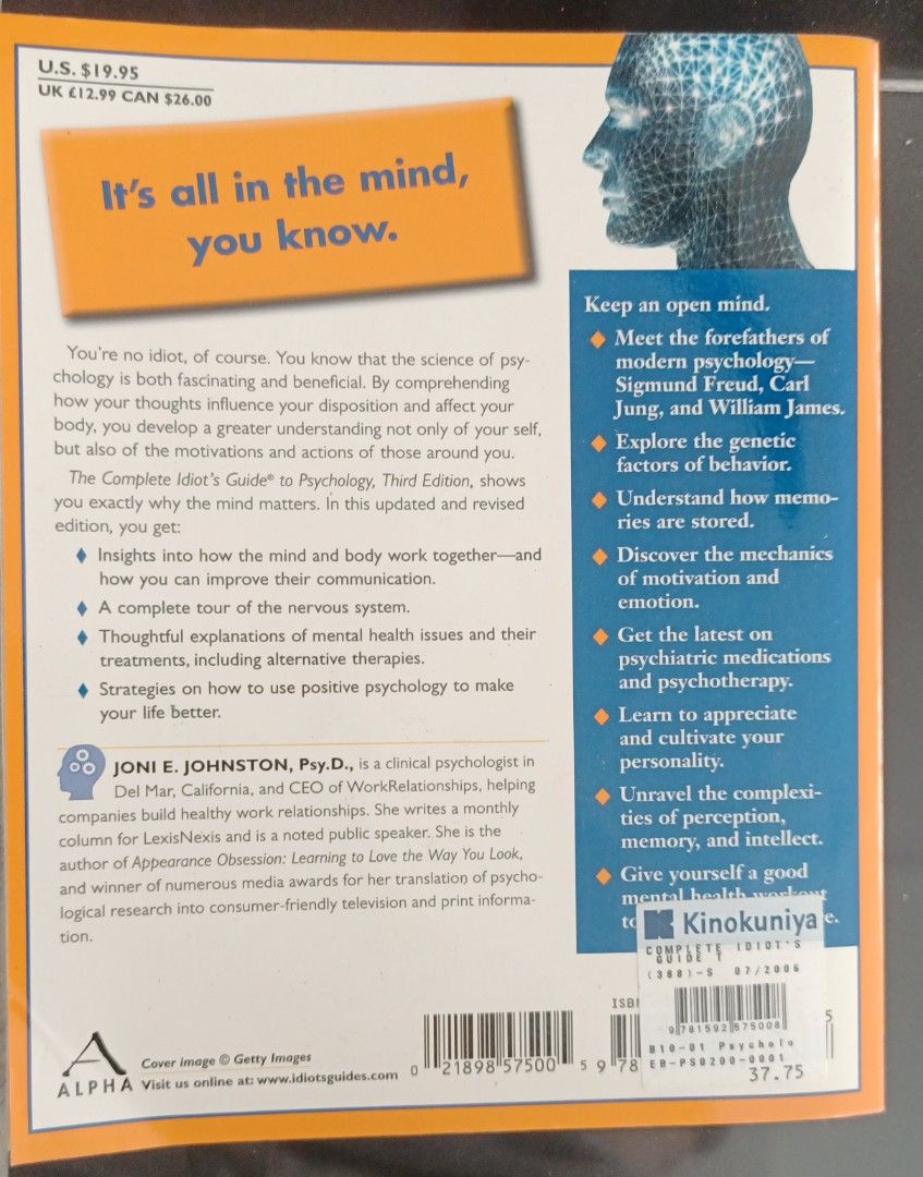 Complete Idiot's Guide to Psychology, Hobbies & Toys, Books & Magazines ...