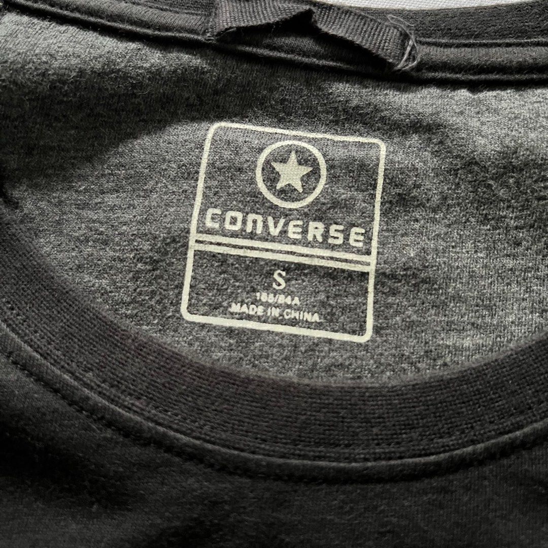 Converse Long Sleeve Tee, Men's Fashion, Tops & Sets, Tshirts & Polo Shirts on Carousell