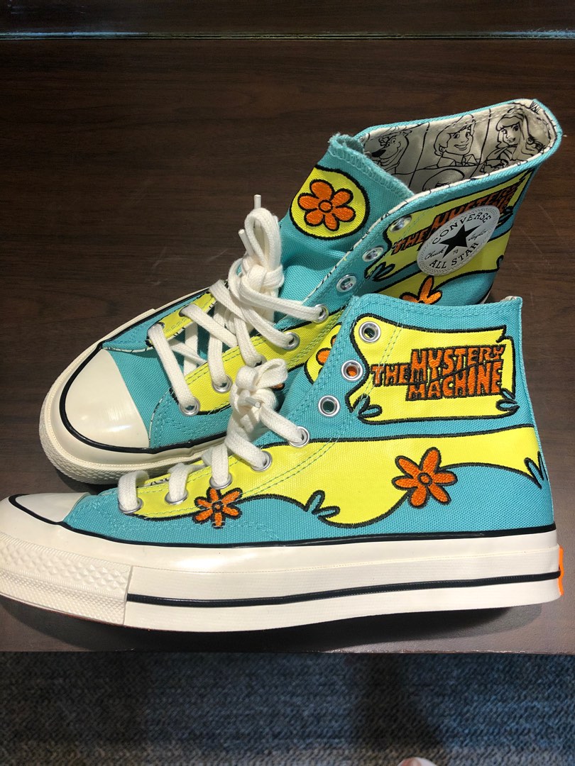 Converse x Scooby Doo Chuck 70 HI Mystery Machine SIZE 4.5UK, 7.5UK, 9 ...