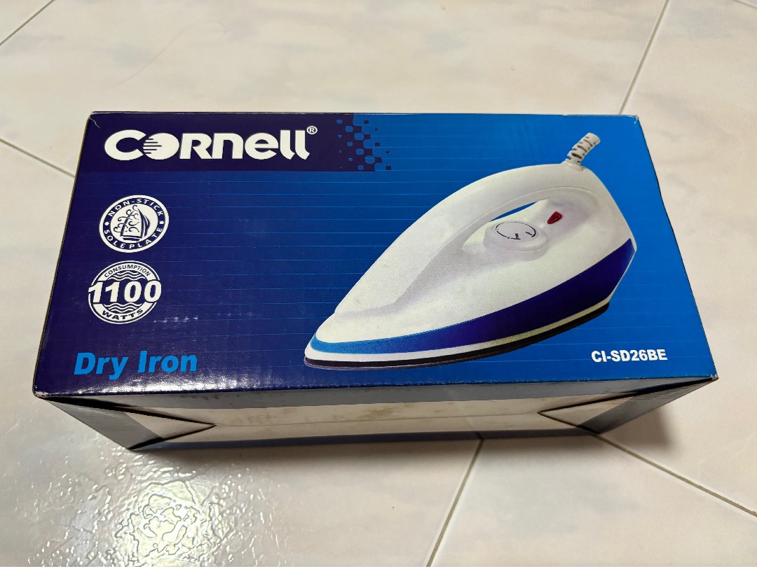 BNIB Cornell Dry Iron, TV & Home Appliances, Irons & Steamers on Carousell