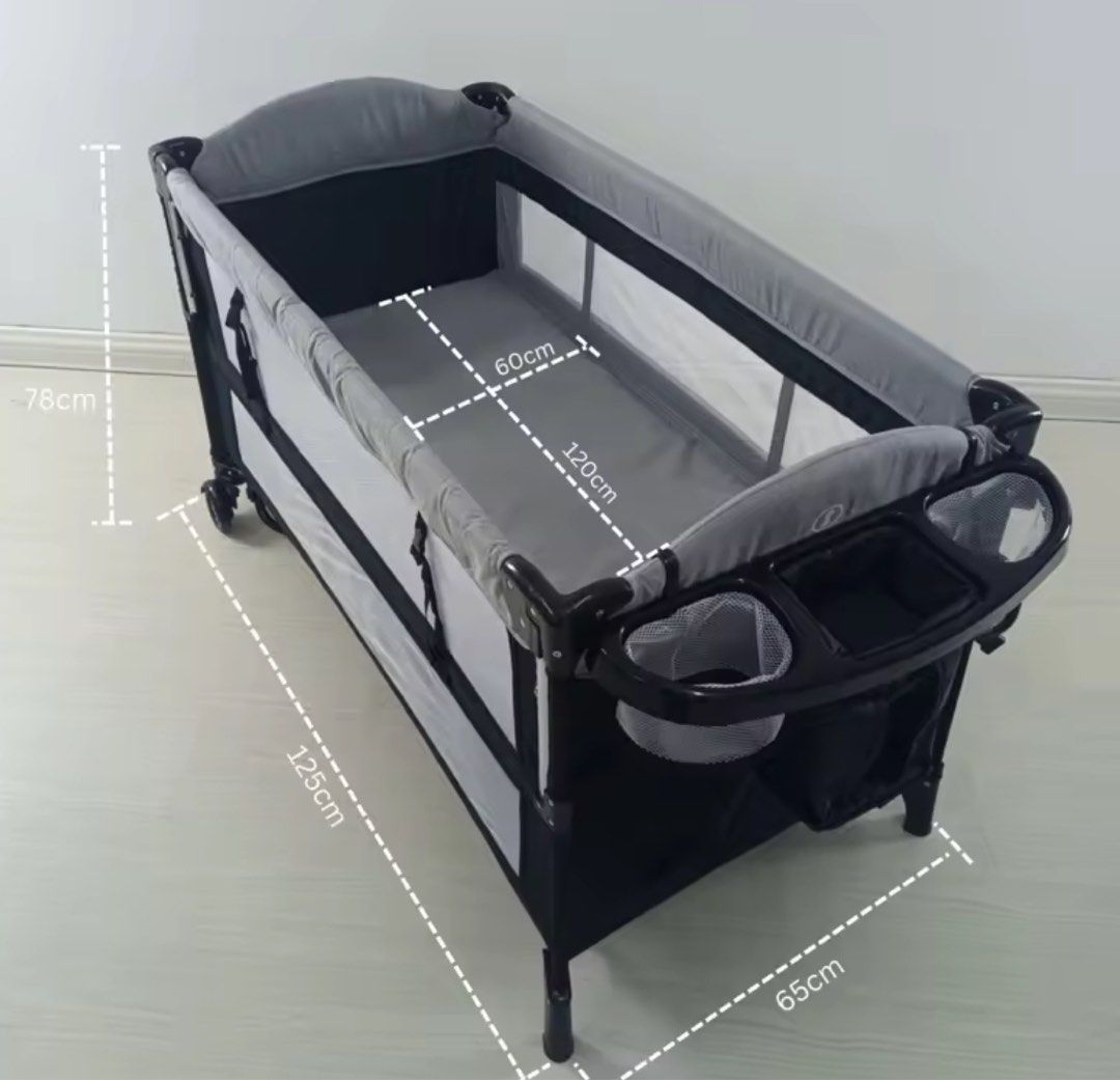 Co-sleeper Playpen Rocking Cradle Portable Cot, Babies & Kids, Baby ...