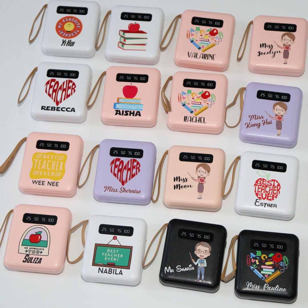CUSTOMISED Personalised Customisable Power Bank Portable Charger 20 ...