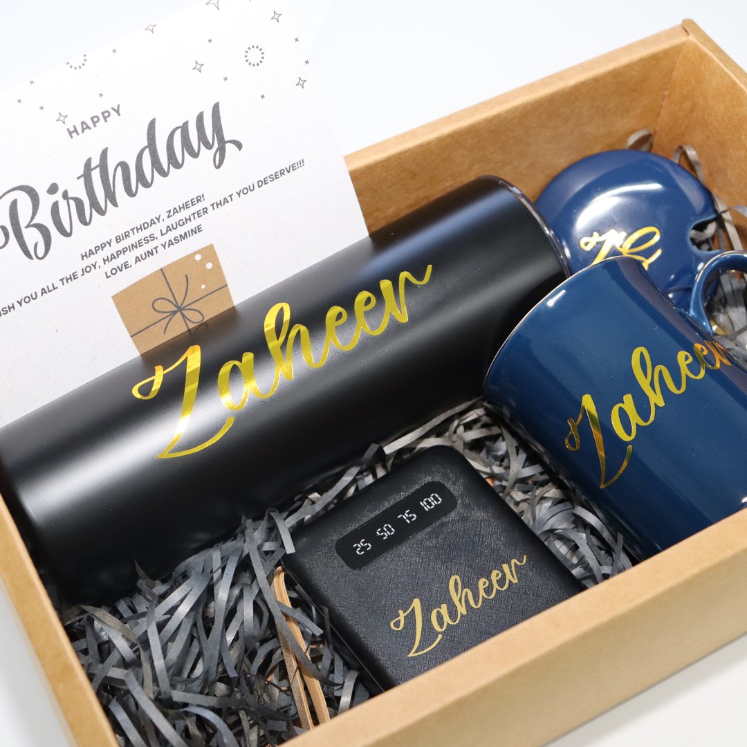 Customised Personalised Gift Set Birthday Happy Farewell Gift Christmas ...