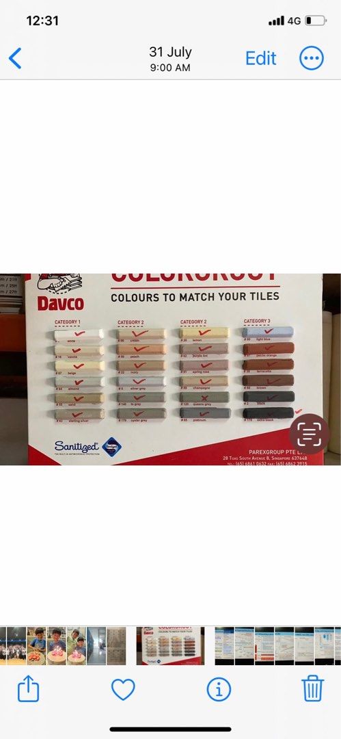 Davco sanitised colour grout eco, Furniture & Home Living, Home ...