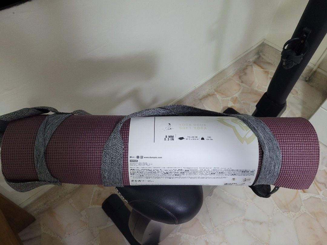 Decathlon Yoga Doux Soft Yoga Mat, Sports Equipment, Exercise & Fitness ...