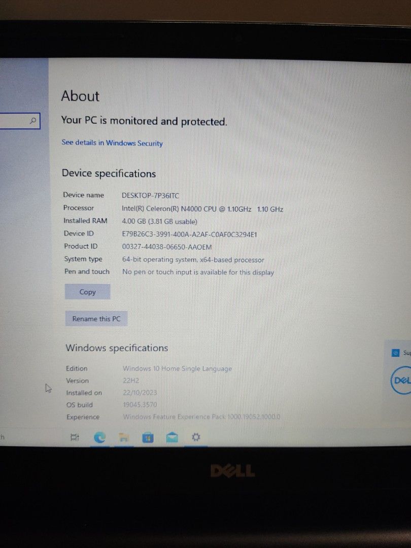 Dell inspiron 15 3573, Computers & Tech, Laptops & Notebooks on Carousell