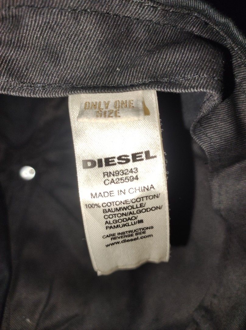 Diesel cap, Men's Fashion, Watches & Accessories, Caps & Hats on Carousell