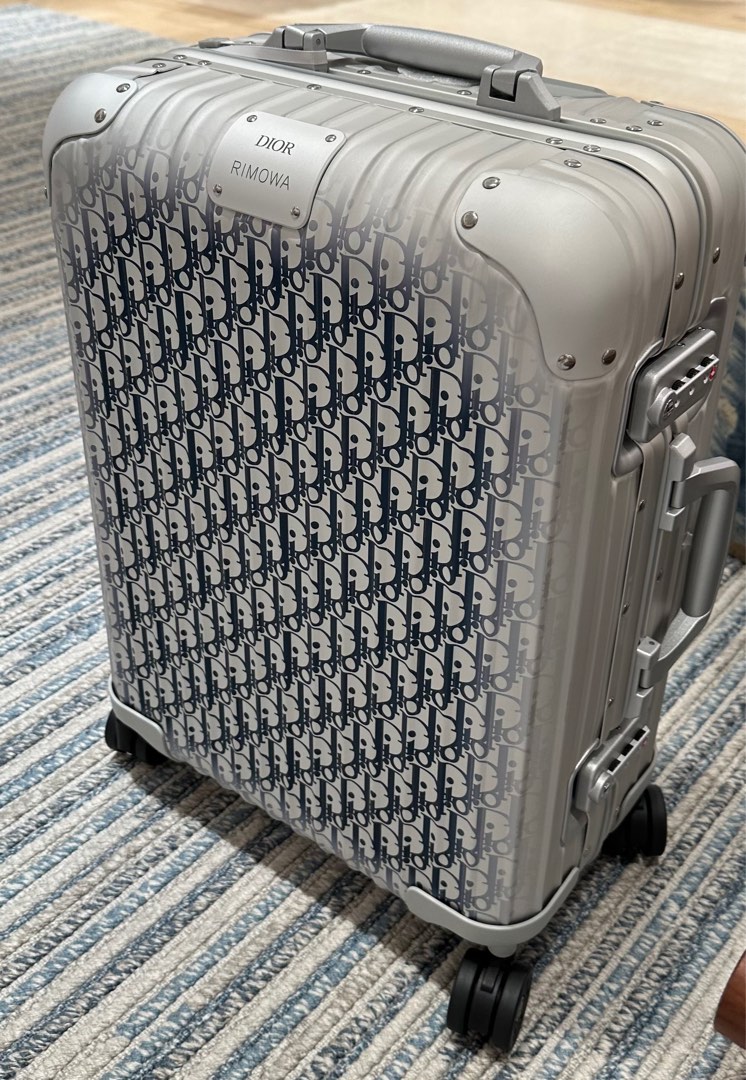 (Ready stock) Dior x Rimowa suitcase luggage, Hobbies & Toys, Travel, Luggage on Carousell