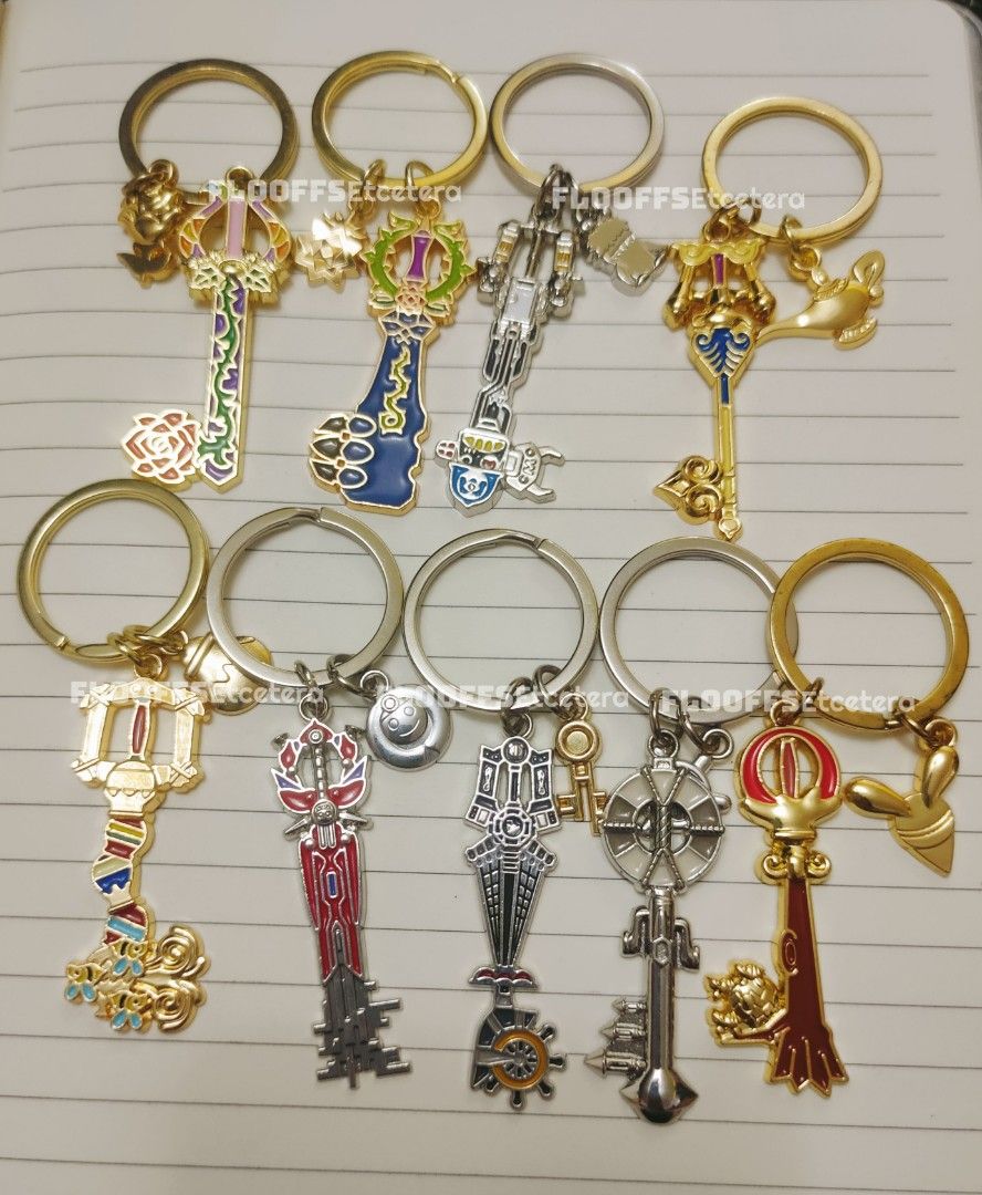 Disney Kingdom Hearts Keyblade Keychains (each sold separately ...