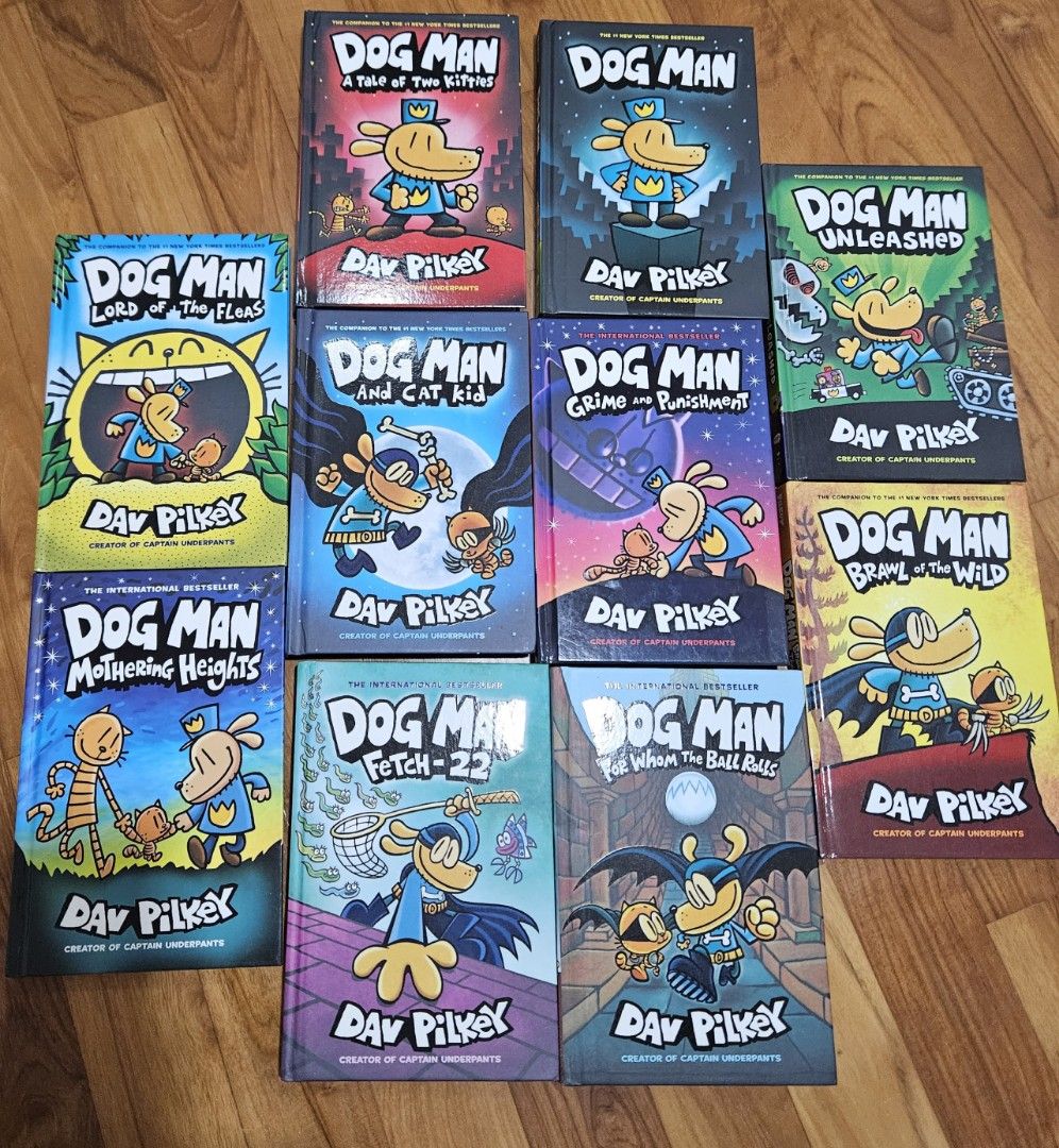 Dog Man Comics by Dav Pilkey - Good As New!, Hobbies & Toys, Books ...