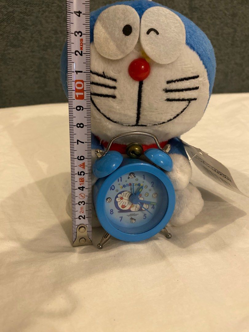 Doraemon plush toy with clock 2, Hobbies & Toys, Memorabilia ...