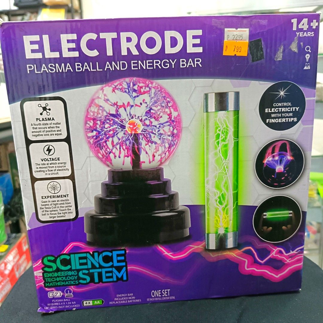 Electrode Plasma Ball and Energy Bar, Hobbies & Toys, Toys & Games on ...