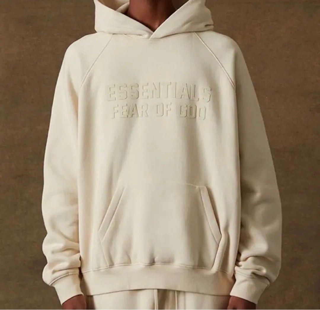 essentials eggshell hoodie, Women's Fashion, Coats, Jackets and ...