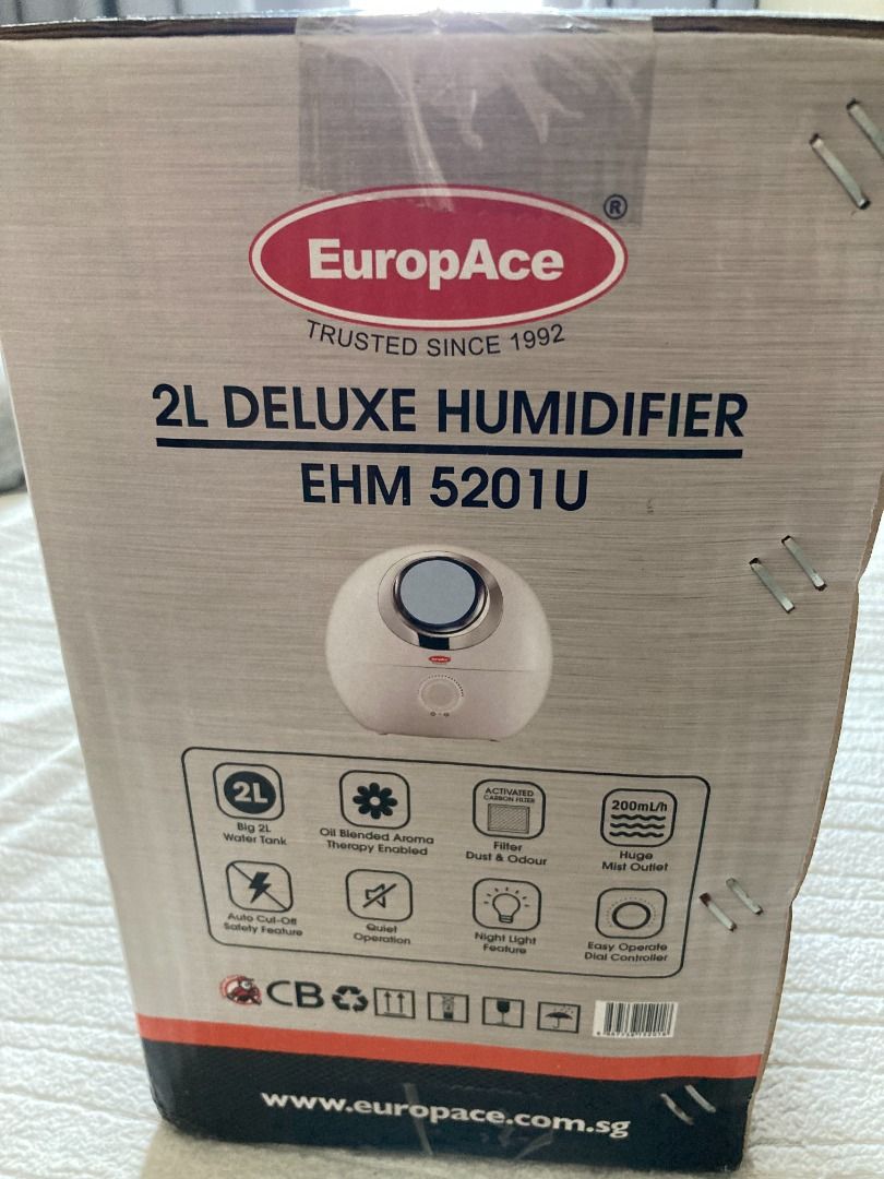 EuroAce 2L Deluxe Humidifier, TV & Home Appliances, Other Home ...