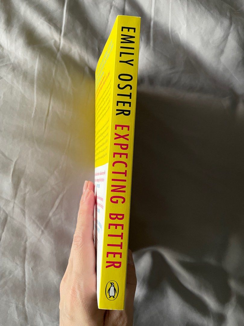 Expecting Better by Emily Oster, Hobbies & Toys, Books & Magazines ...