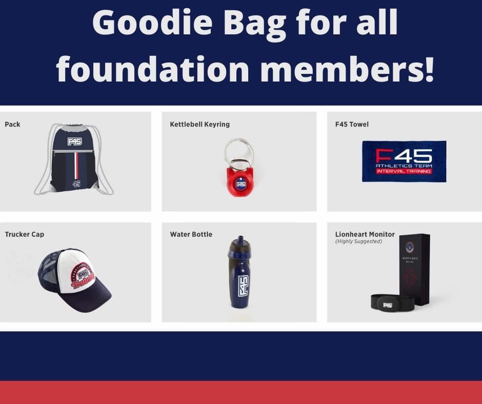 F45 Goodie Bag, Sports Equipment, Other Sports Equipment and Supplies ...